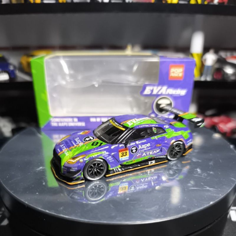 Jual mini gt x pop race eva nissan gtr r35 #90 | Shopee Indonesia