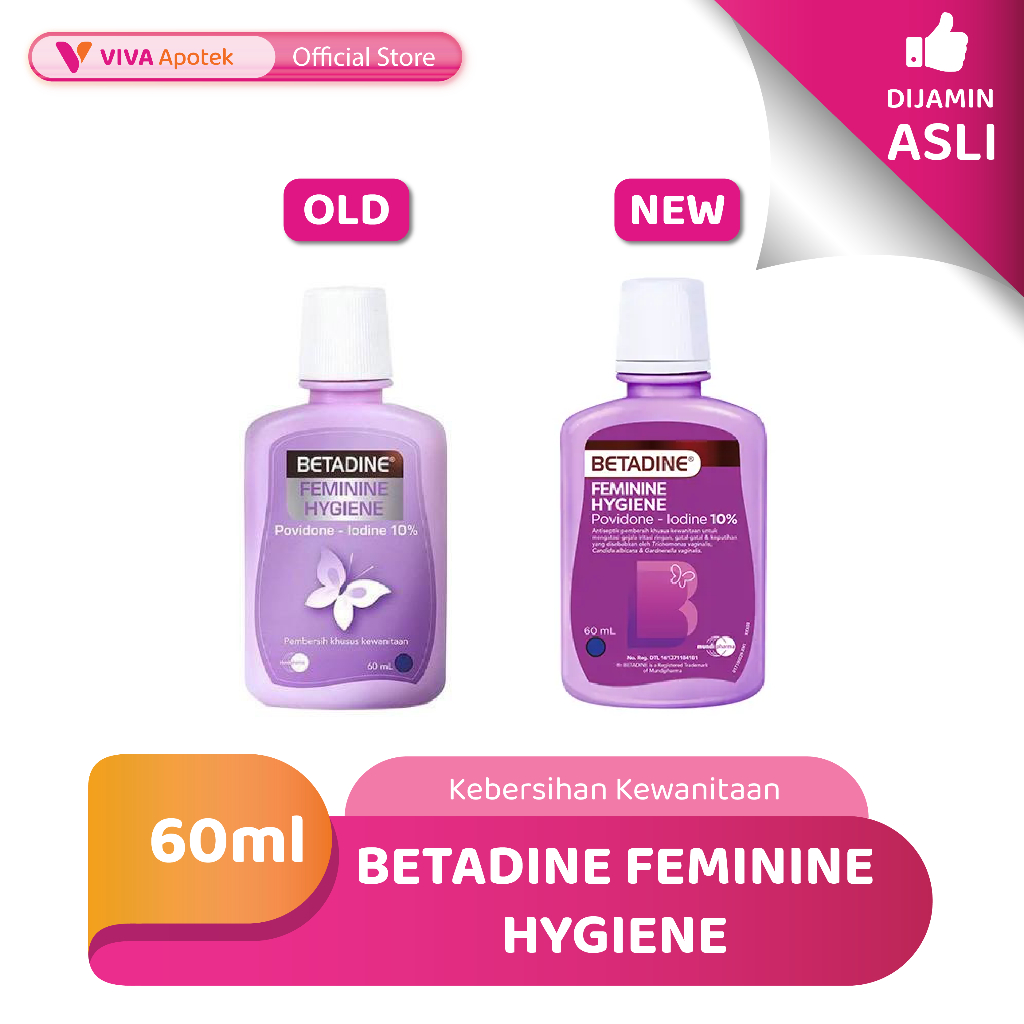 Jual Betadine Feminine Hygiene untuk Kebersihan Kewanitaan (60 ml) | Shopee Indonesia