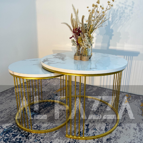 Jual Meja Tamu Minimalis Set Meja bianca Ruang Tamu Aedthetic Kekinian ...