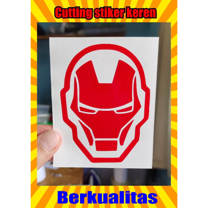 Jual stiker cutting iron Man sticker keren | Shopee Indonesia