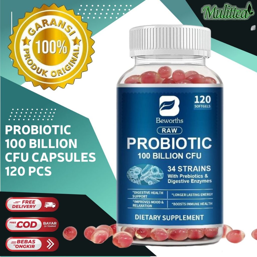 Jual BEWORTHS 120pil Kapsul Enzim Probiotik Membakar Lemak membantu ...