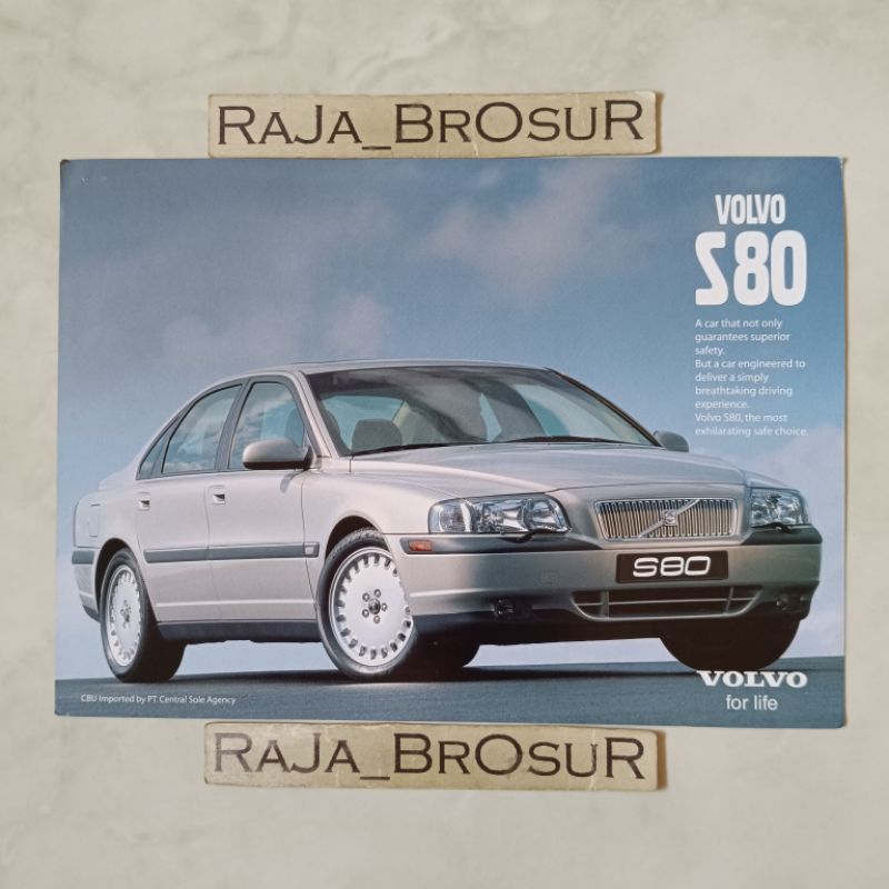 Jual Poster brosur katalog flyer jadul lawas Volvo S80 2.9 | Shopee ...