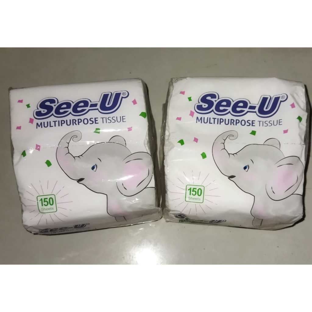 Jual Masterhome Tissue See-U Pop Up Gajah 150 Sheet 1ply | Tissu Kotak ...