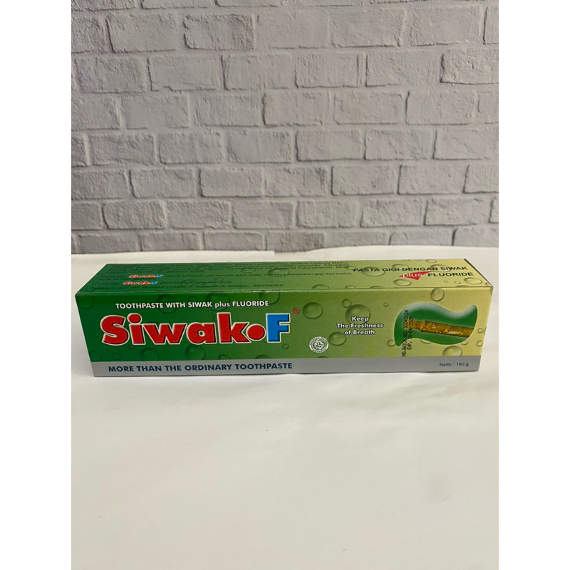 Jual Pasta Gigi Siwak F Plus Flouride 190gr - Pasta Gigi - PusatHerbal ...