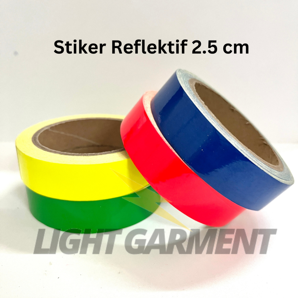Jual Stiker Reflektor Reflektif 2,5 cm x 1 Meter Scotlite Nyala ...