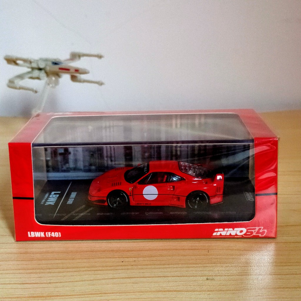 Jual Inno64 Inno 64 LBWK Ferrari F40 Merah Red | Shopee Indonesia