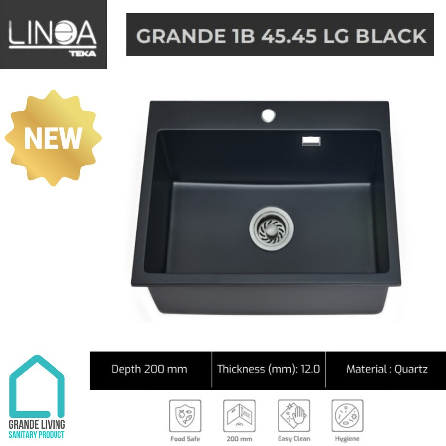 Jual LINEA by TEKA Topmount Granite Sink Bak Cuci Piring Granit GRANDE ...