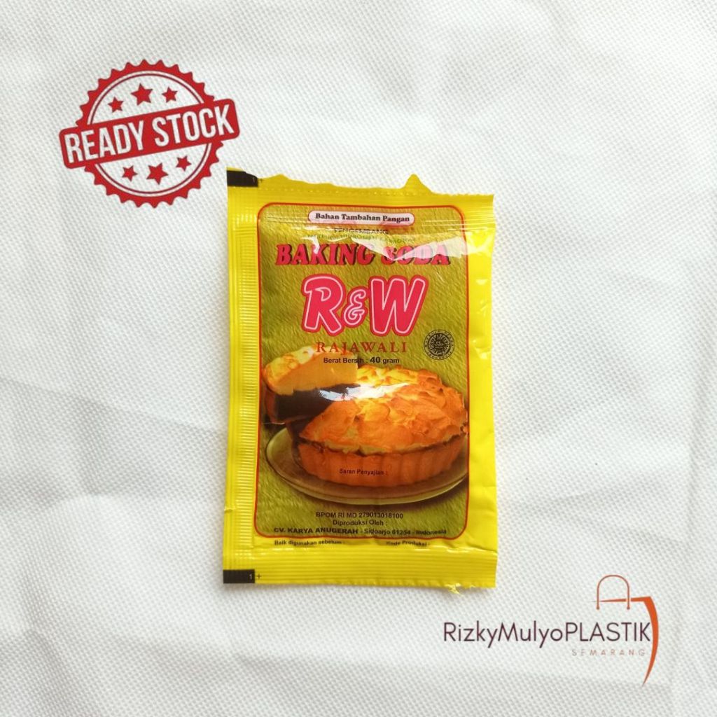 Jual R&W Rajawali Baking Soda 1 Sachet / Pengembang Roti, Kue Kering ...