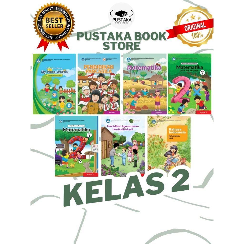 Jual Buku Paket Kelas 2 SD Kurikulum Merdeka | Shopee Indonesia