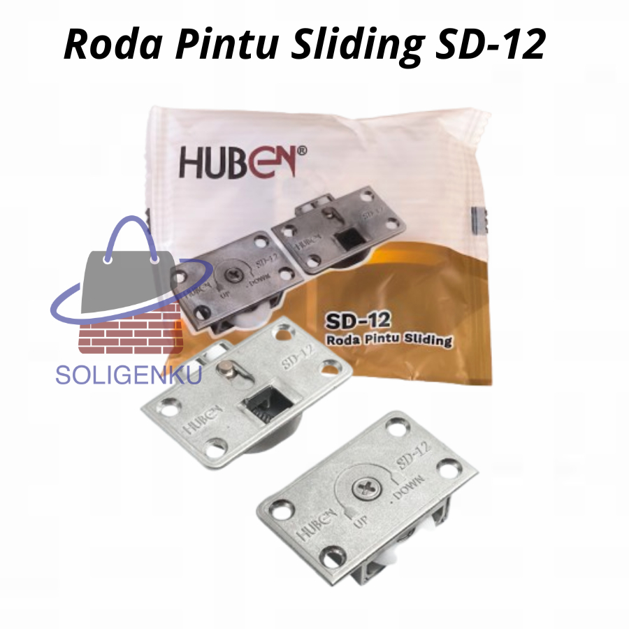 Jual Roda Pintu Sliding Huben SD-12 / Roda Pintu Lemari Sliding / Geser SD 12 Huben | Shopee ...