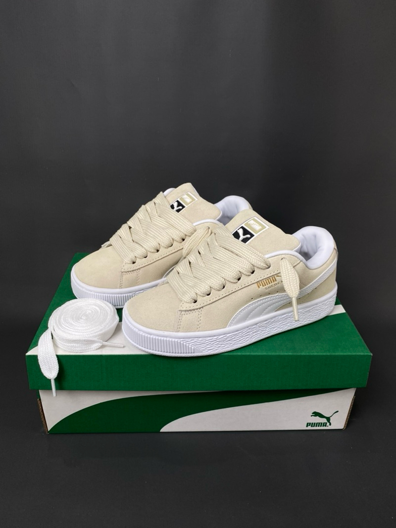 Jual PUMA Suede XL Cream White | Shopee Indonesia