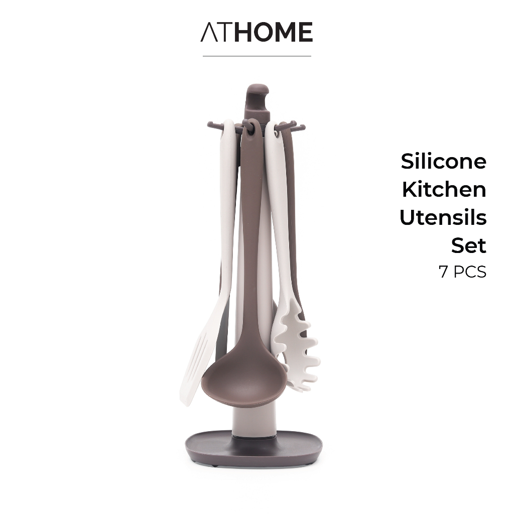 Jual ATHOME Silicone Kitchen Utensils Set 7 pcs / Alat Masak Sutil ...
