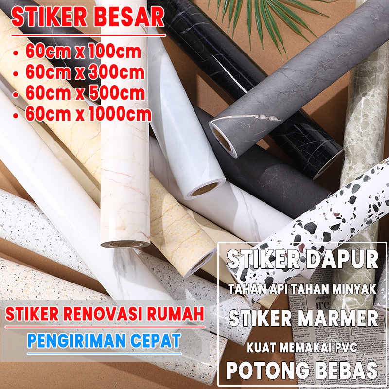 Jual 【grandmaster】walpeper dapur anti minyak dan api stiker dinding ...