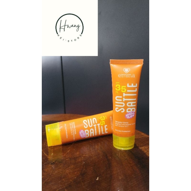 Jual Emina Sun Protection SPF 35 PA+++ Sun Block Wajah Original 50 mL ...