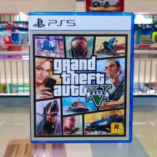 Jual BD PS5 GTA V Game CD Kaset Bluray Grand Theft Auto 5 Playstation 5a | Shopee Indonesia