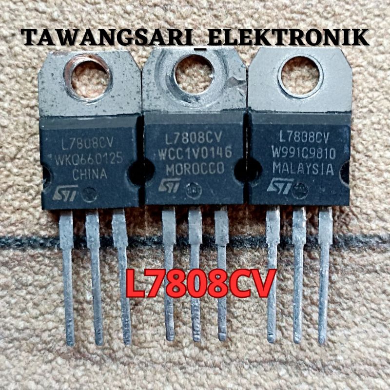 Jual IC Regulator 7808 Ori Transistor 7808 Cabutan | Shopee Indonesia