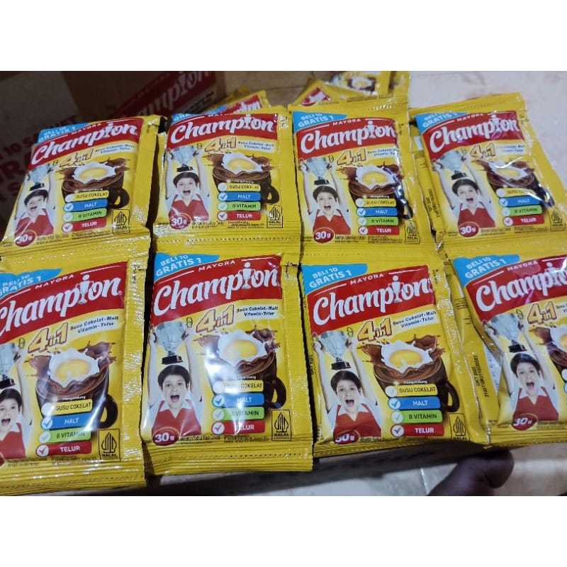 Jual Energen Champion 10 sachet + 1 Sachet | Shopee Indonesia