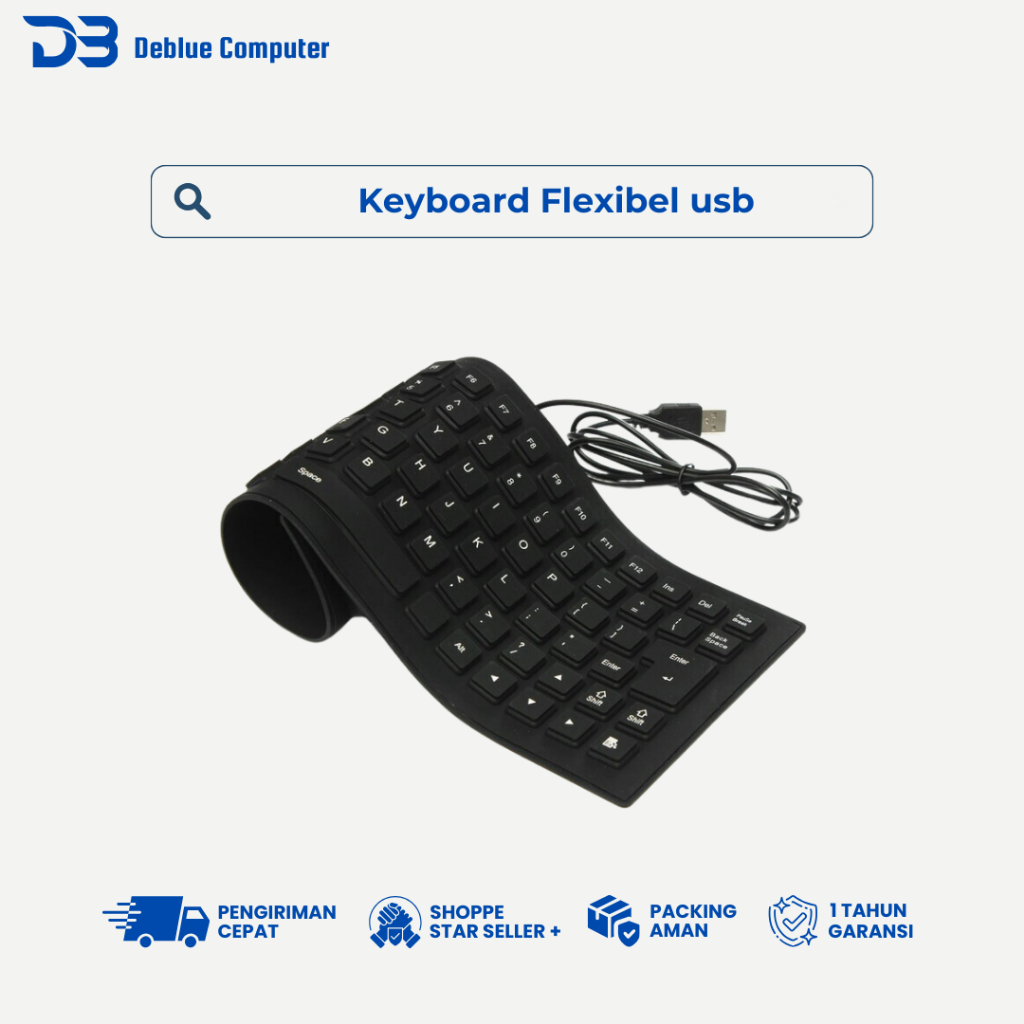 Jual KEYBOARD FLEXIBLE USB KEYBOARD USB FLEXIBLE KEYBOARD LAPTOP ...