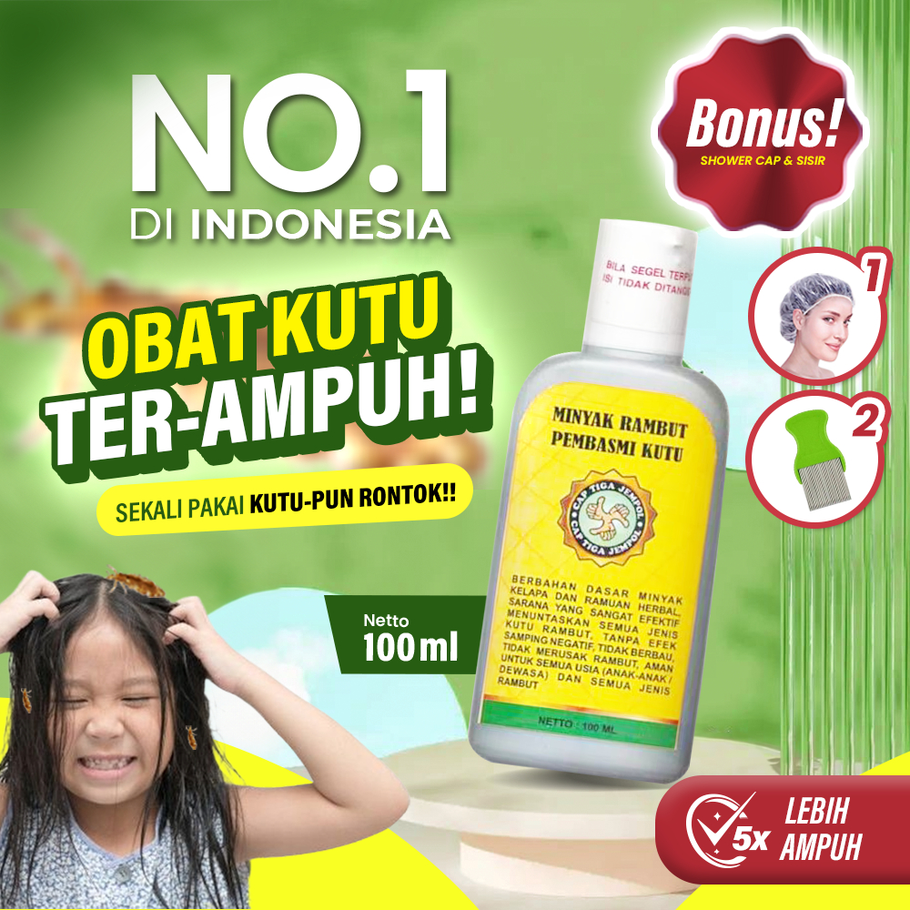 Jual Obat Kutu Rambut dan Telurnya Ampuh - Minyak Shampo Pembasmi Kutu ...