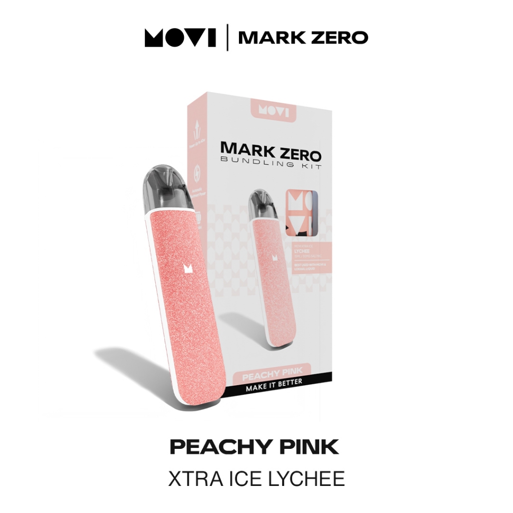 Jual POD MOVI MARK ZERO PEACHY PINK BUNDLING LIQUID | Shopee Indonesia