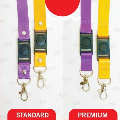 Jual Tali Lanyard Gantungan ID Card Name Tag Polos 2cm + stopper ...