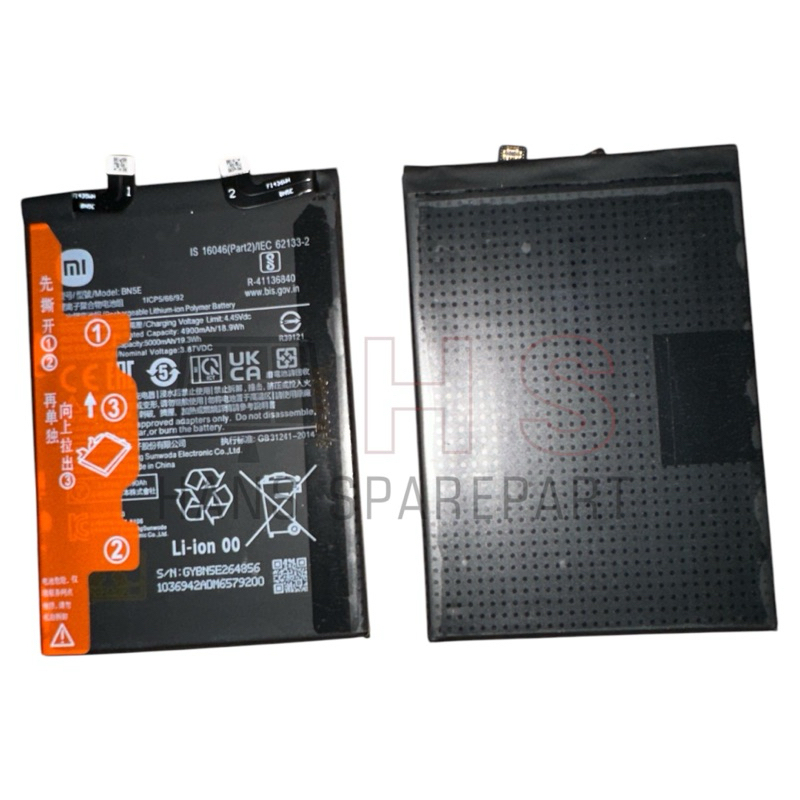 Jual BN5E BATERAI XIAOMI REDMI NOTE 12 PRO 4G - ORIGINAL | Shopee Indonesia