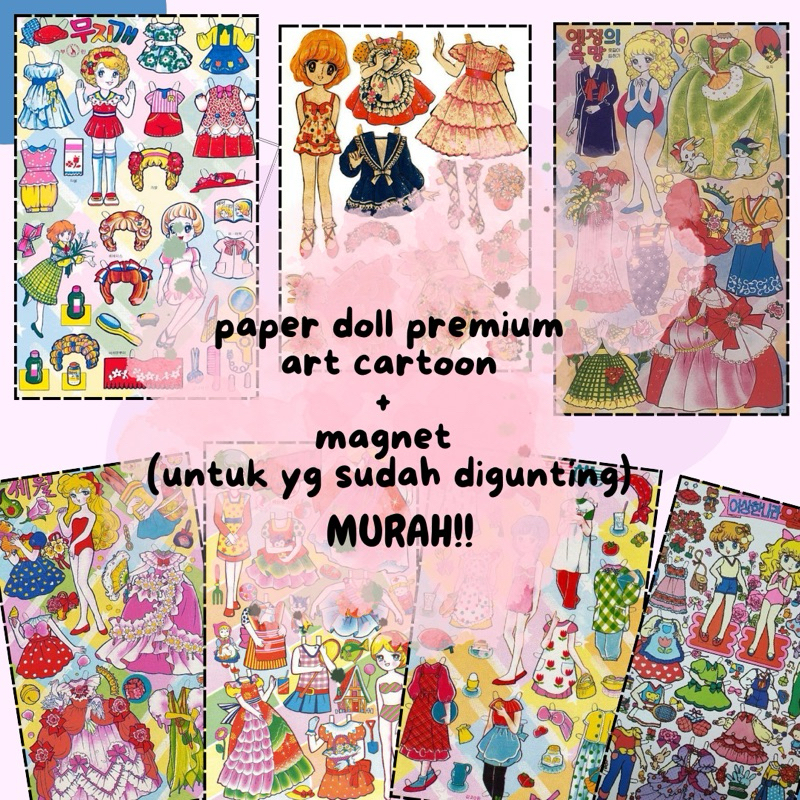 Jual PAPERDOLL PAPER DOLL BP BPAN MAINAN KERTAS ORANG ORANGAN BEPE ...