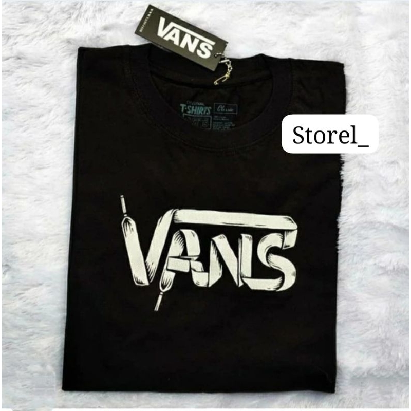 Jual KAOS VANS TALI SEPATU T-SHIRT VANS OFF THE WALL UNISEX SIZE S-XXL ...