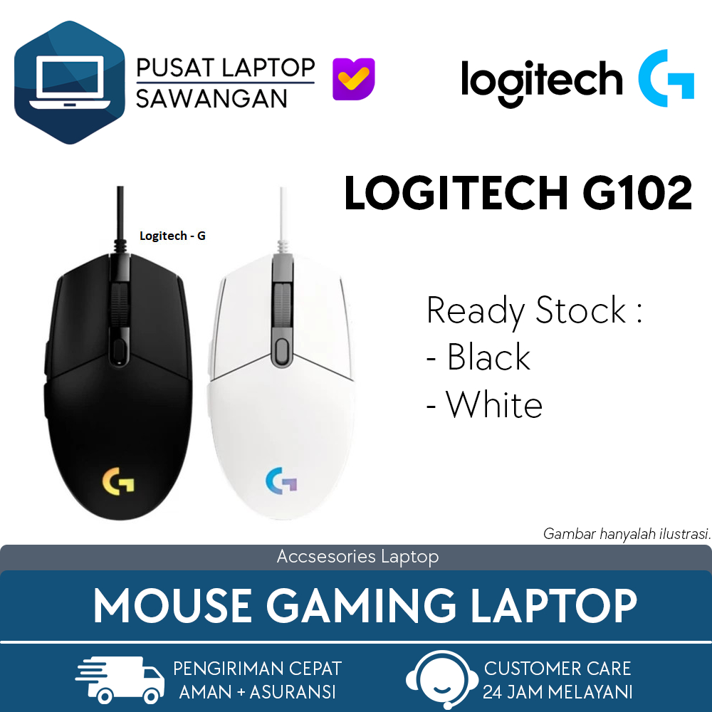 Jual Mouse Gaming Logitech G102 LIGHTSYNC - Garansi 2 Tahun | Shopee Indonesia