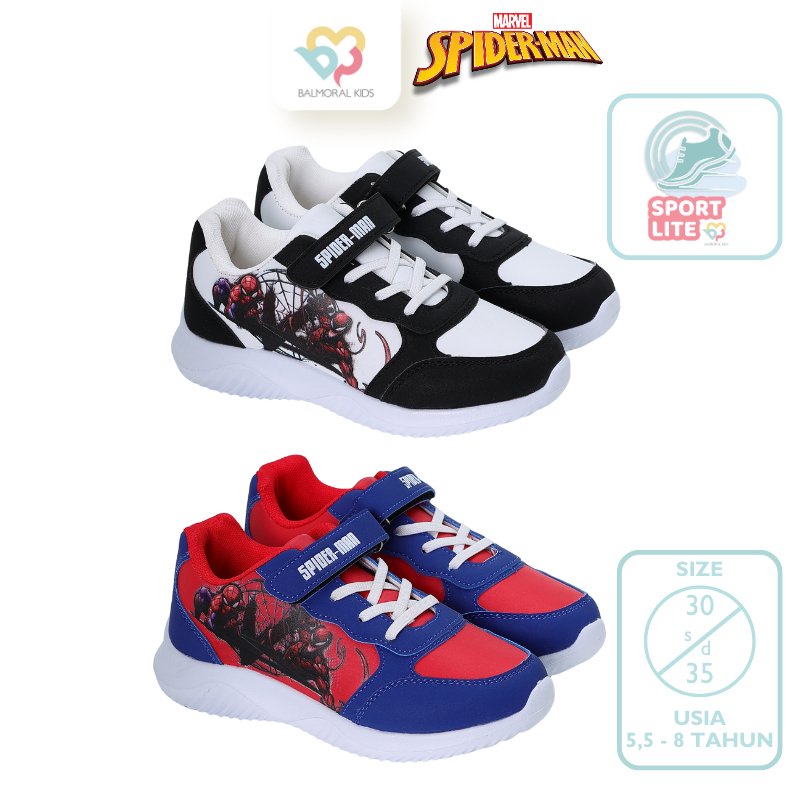 Jual Balmoral Kids Sepatu Sport Anak Laki - Laki Marvel Spiderman Usia ...