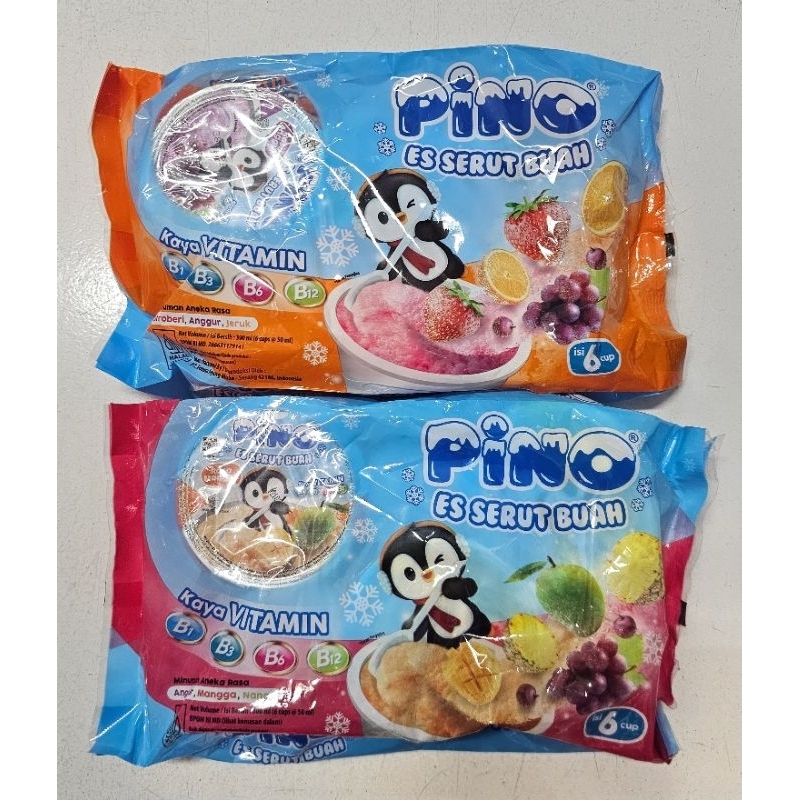 Jual Pino Es Serut Buah 300ml (isi 6 cup×50ml) | Shopee Indonesia