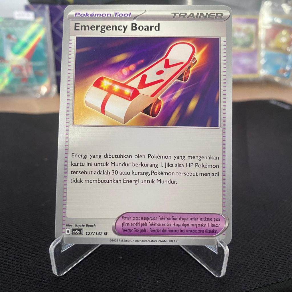 Jual Emergency Board 127/142 TCG Pokemon Indonesia | Shopee Indonesia