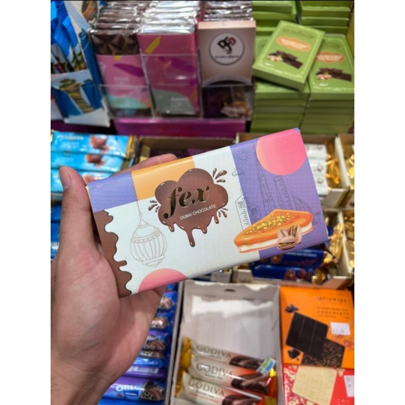 Jual coklat dubai fex / fex dubai chocolate / coklat dubai viral ...