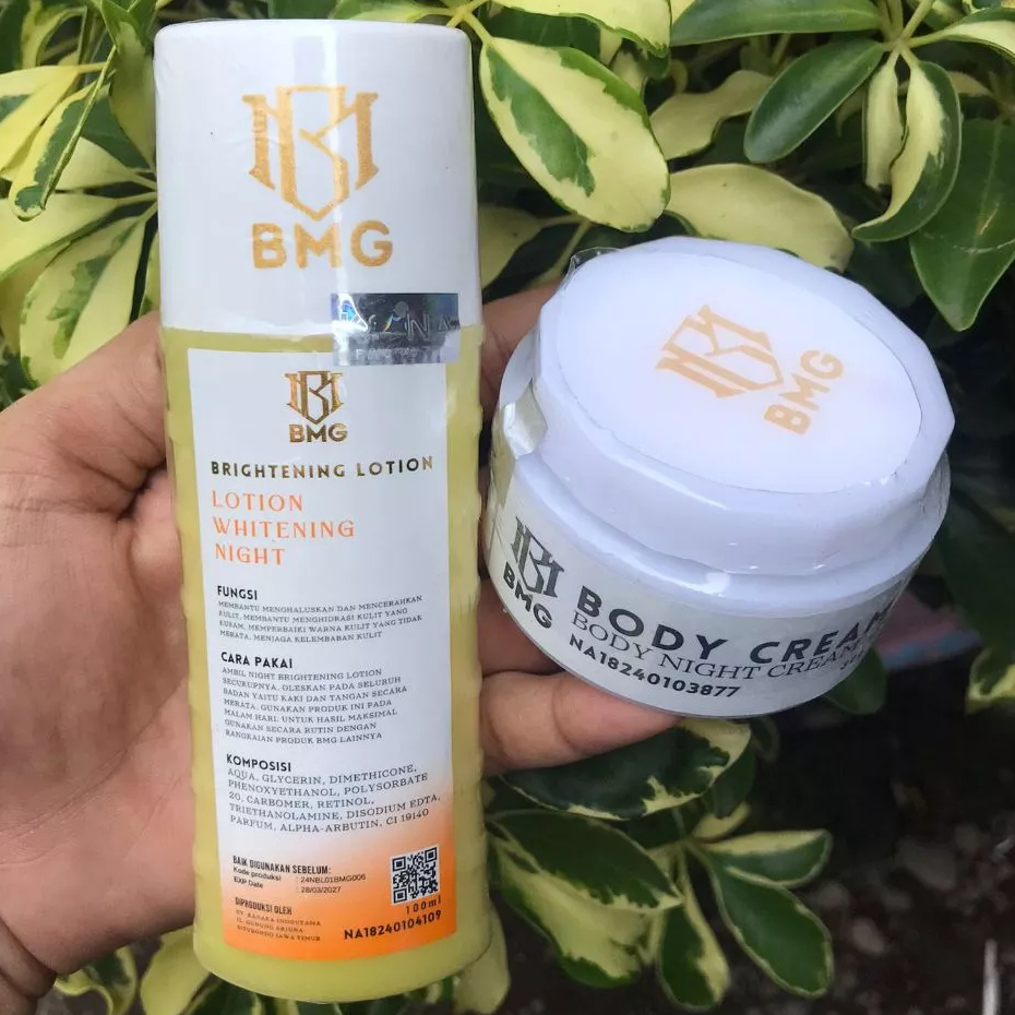 Jual BMG Paket Hemat Lotion BMG Original ( lotion kuning + cream bibit ...