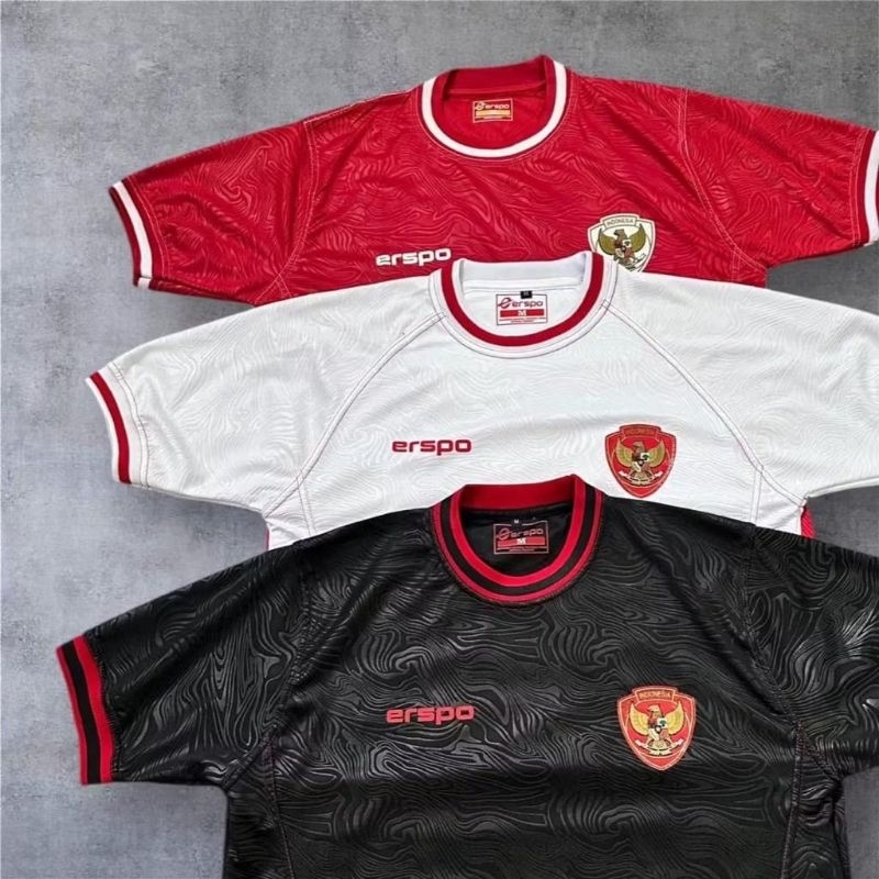 Jual JERSEY TIMNAS INDONESIA 2024-2025 REFLIKA ERSPO BAHAN BRAZIL EMBOZ ...