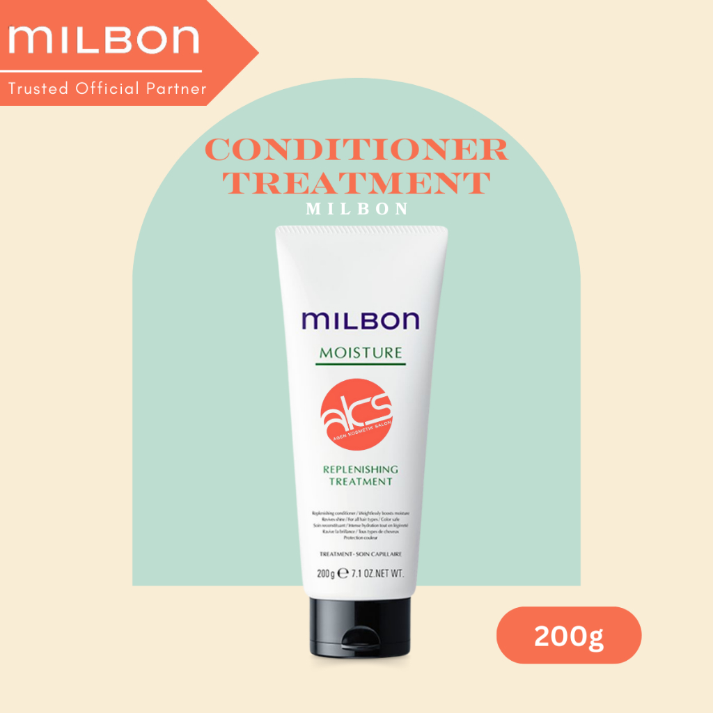 Jual * NEW & ORIGINAL Milbon Moisture Replenishing Conditioner Treatment 200g | Shopee Indonesia
