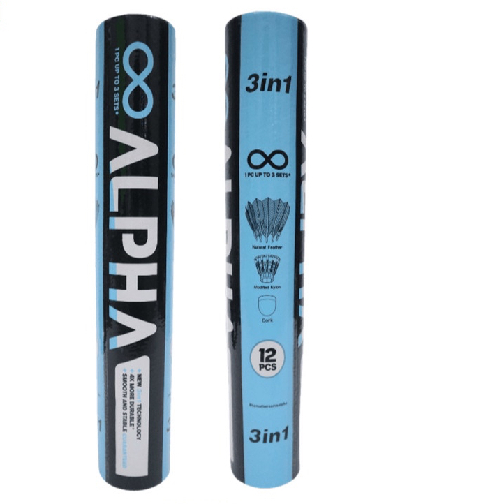 Jual Shuttlecock Alpha 3 in 1 Black | Shopee Indonesia