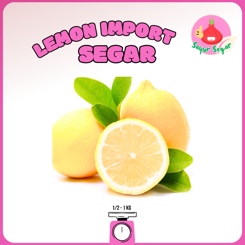Jual Sayur Segar - Lemon Impor Segar / Fresh Lemon | Shopee Indonesia