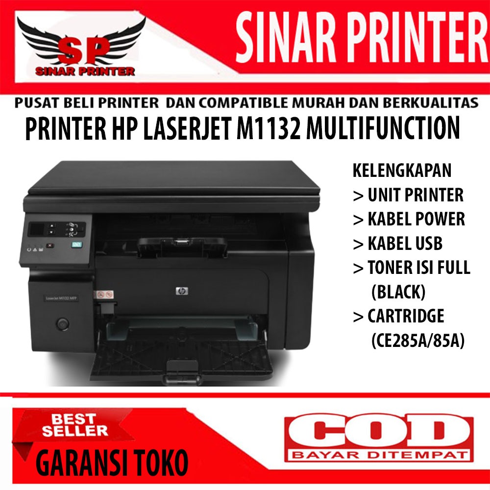 Jual Printer Hp Laserjet Pro MFP M1132 Print Scan Copy | Shopee Indonesia