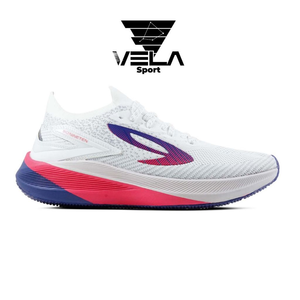 Jual 910 NINETEN SEPATU LARI HAZE INFIKNIT 1.0 PUTIH/NAVY/MERAH ...