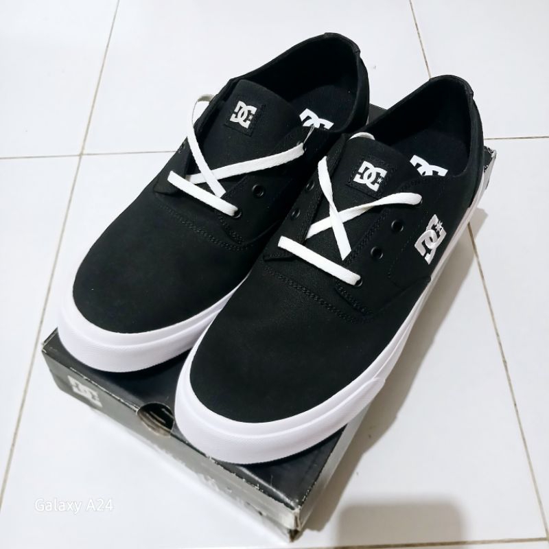 Jual Sepatu DC shoes Flash 2 Tx Black/White Only ( 42 43 ) | Shopee ...