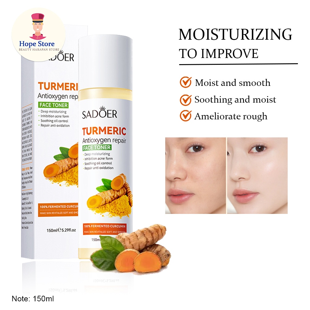 Jual Sadoer Toner Turmeric - Toner Wajah Mencerahkan Kulit Kusam ...