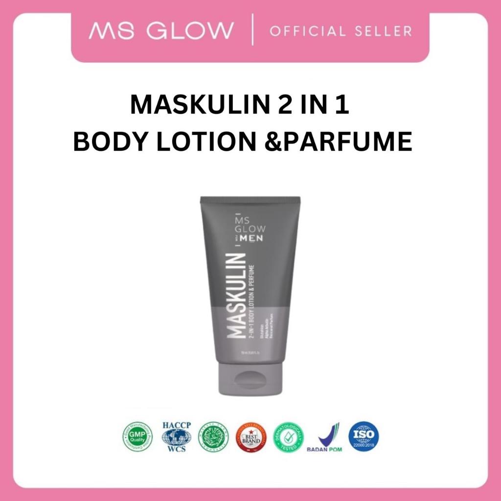 Jual MASKULIN MSGLOW FOR MEN 2IN 1 BODY LOTION AND PARFUM | Shopee ...