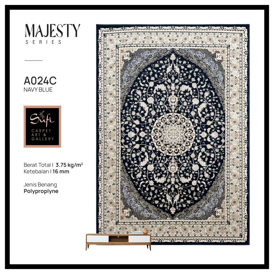 Jual Karpet Lantai Jumbo Permadani Klasik Tebal Mewah Design Turki ...