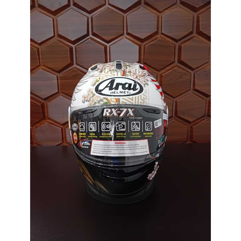 Jual ARAI RX-7X RX7X TSUBASA BLANK | Shopee Indonesia