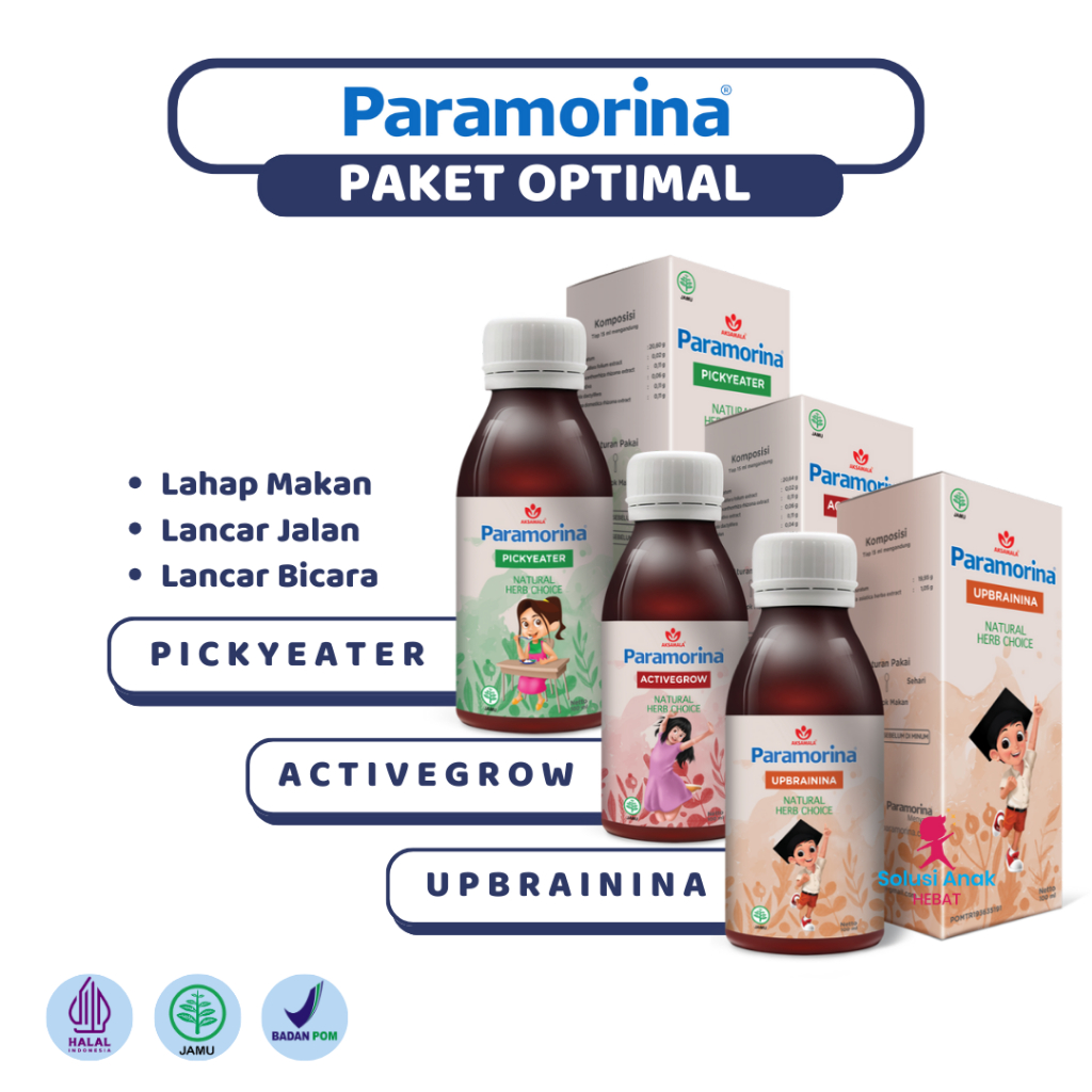 Jual PAKET HEMAT 3pcs Paramorina Madu Vitamin Anak Herbal 100 ml Mix ...