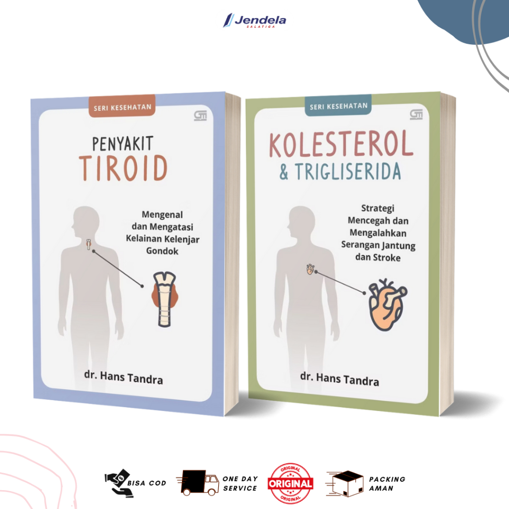 Jual Buku Seri Kesehatan : Penyakit Tiroid & Penyakit Kolesterol dan ...