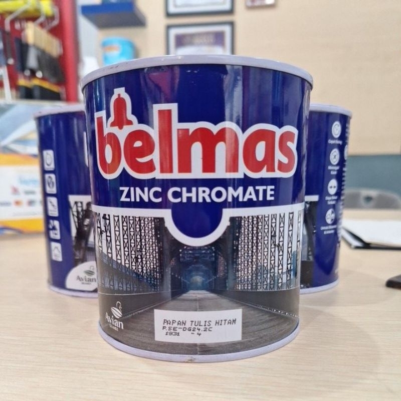 Jual Belmas Papan Tulis Hitam 1kg / cat papan tulis blackboard zinc ...