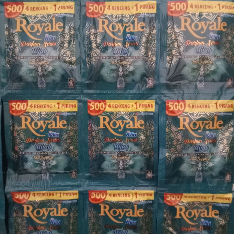 Jual 72 SACHET ROYALE BY SOKLIN PARFUM SERIES HIJAB 500 BLUE SAPPHIRE ...