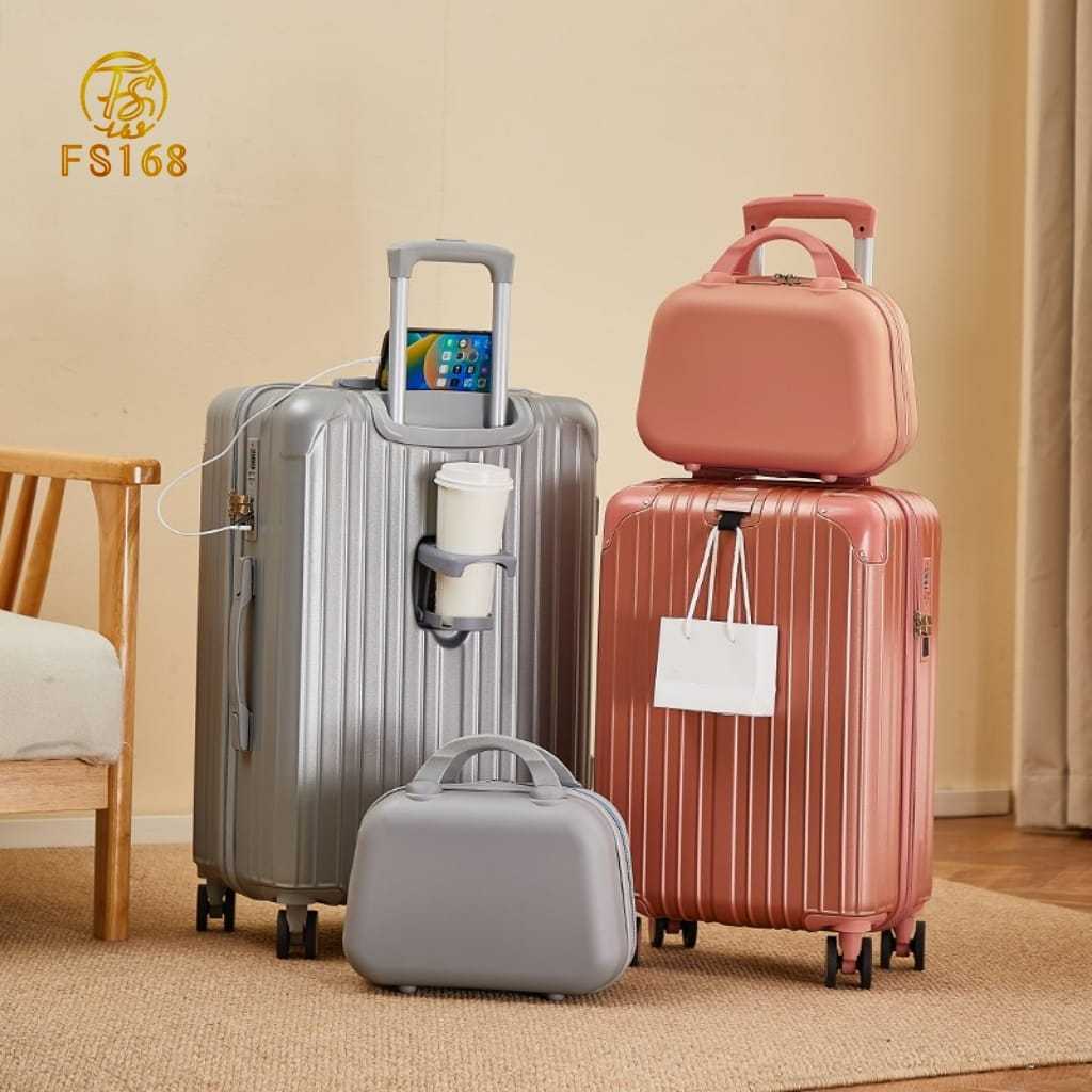 Jual Fs168 Koper Kabin 20 Inch Pengisian Daya Usb Koper 22 Inci Dengan ...